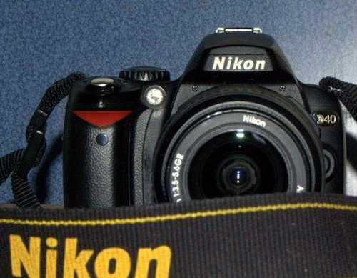 Nikon D40 KIT пробег 18300