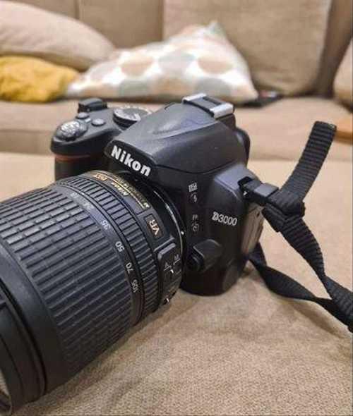 Nikon d3000 и обьектив 18-105 Nikkor
