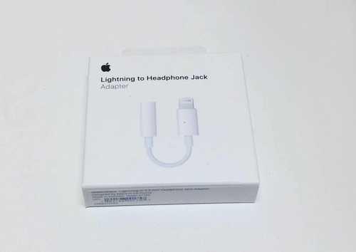 Apple Lightning to 3.5 mm jack адаптер