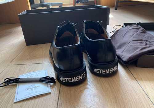 Туфли vetements & churchs