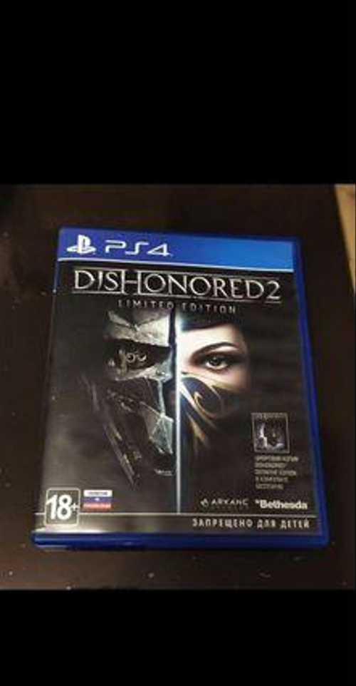 Игра PS4 dishonored 2 Limited edition