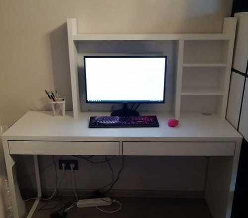 Компьютерный/Письменный стол micke IKEA +модуль