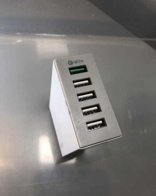 USB зарядная станция Orico 5 портов, 1 QuickCharge
