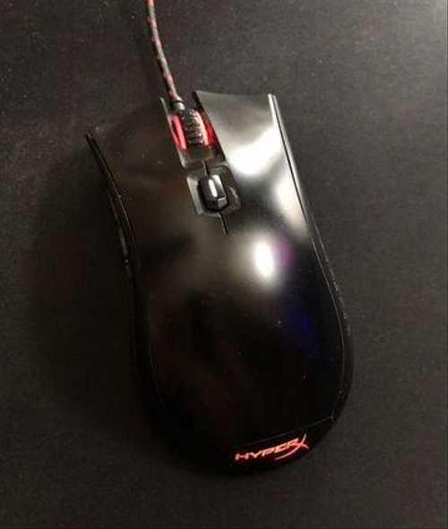 Игровая мышь hyperx pulsefire с ковриком hyperx