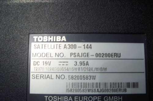 Toshiba a300 схема