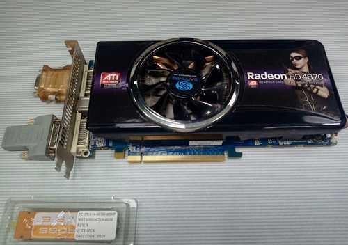 Видеокарта Радеон Radeon HD 4870 512mb