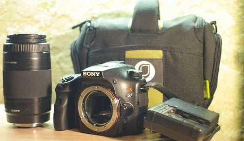 Зеркальный фотоаппарат Sony SLT-A57 + 75-300