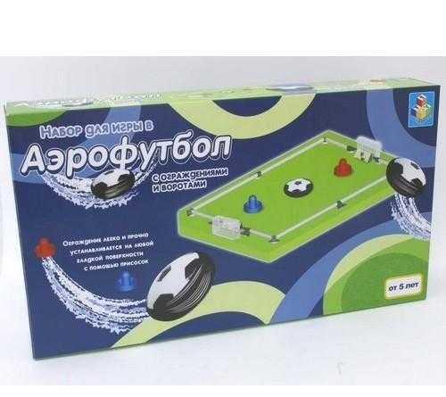 Настольная игра Аэрофутбол с бортами 1Toy