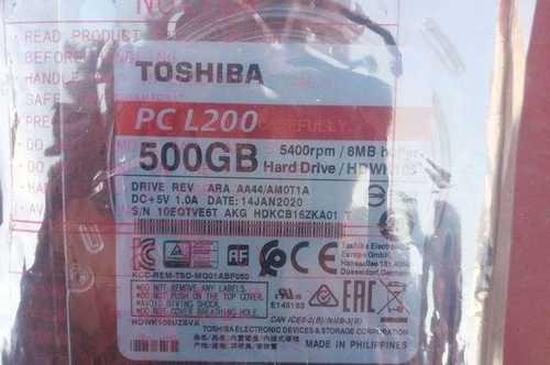 Жесткий диск toshiba pc l200 500gb