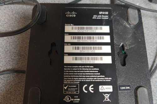 Cisco spa122 шлюз VoIP