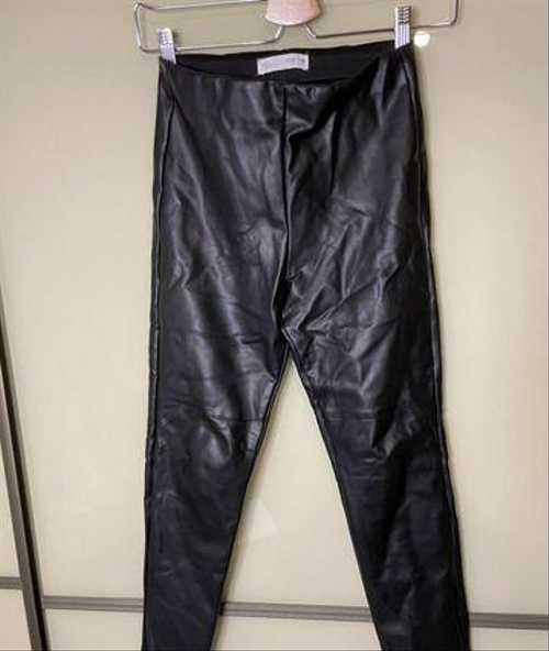 Кожаные лосины zara детские