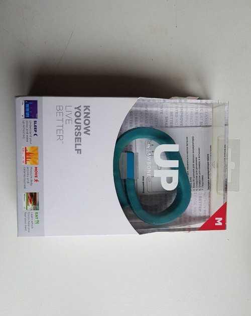 Фитнес браслет, jawbone up, размер М, синий
