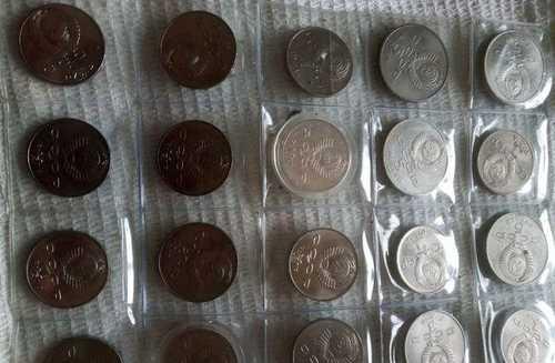 Юбилейные монеты 1,3,5 рублей СССР