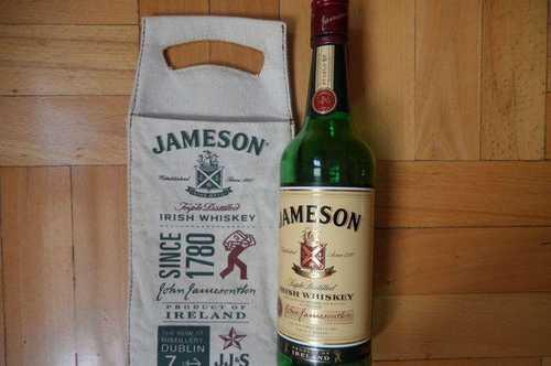 Бутылка И сумка из под виски jameson