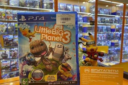 Ps4 LittleBigPlanet 3 (русская версия) бу