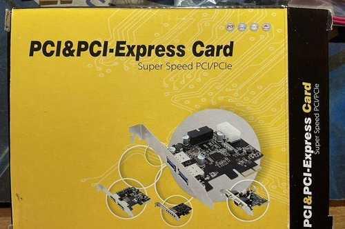 Контроллеры pci-e SATA