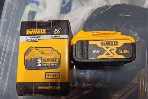 Dewalt аккумулятор 5ah DCB184