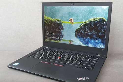 IPS1920 сенсорный ThinkPad T480 4ядра SSD+Гарантия