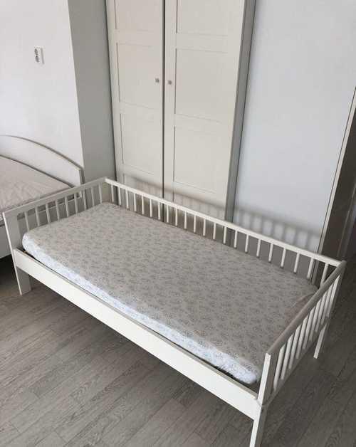 Детская кровать IKEA Гулливер 70*160 с матрасом