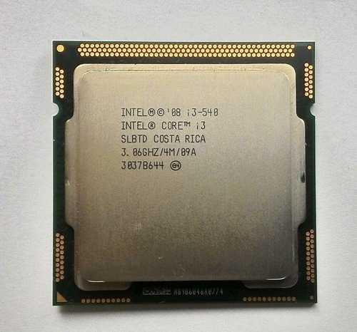 Процессоры Intel i3-540 и Intel Pentium 4