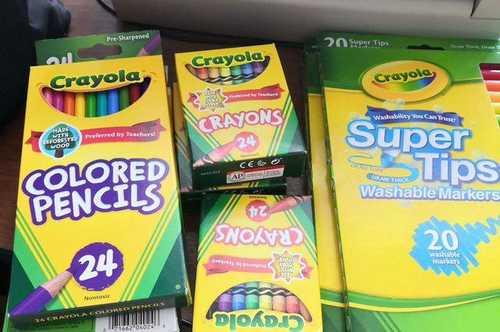 Карандаши, фломастеры, мелки Crayola
