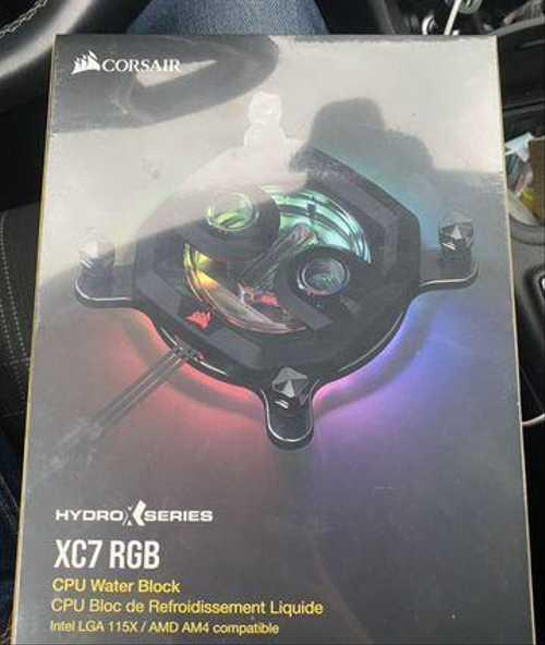 Водоблок corsair XC7 rgb