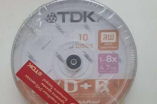 Болванка DVD+R TDK 10 штук