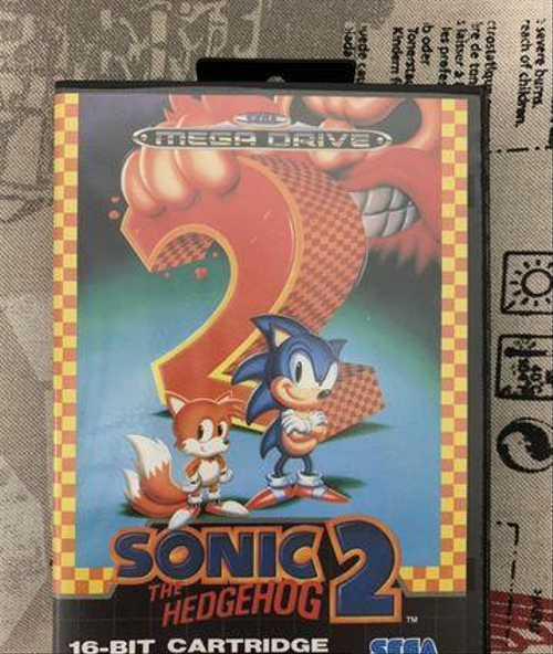 Sonic the hedgehog 2 sega оригинал