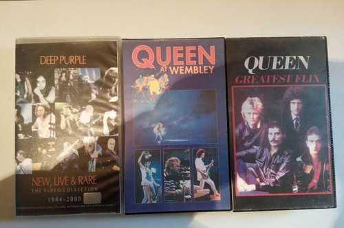 Музыка на VHS Queen Deep purple