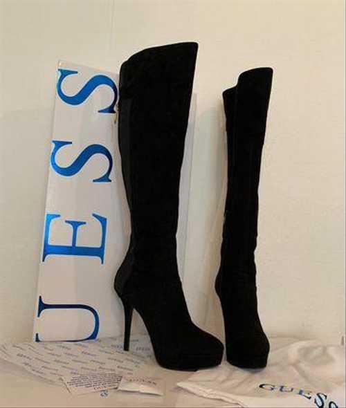 Сапоги осень весна женские guess