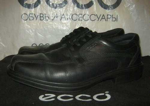 Ecco туфли кожаные мужские классика 41