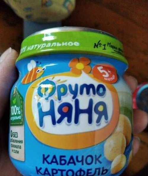 Пюре фруто няня картошка кабачок