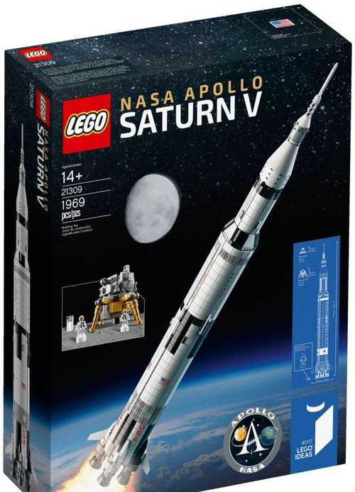 Lego Ideas 21309 nasa Apollo Saturn V (новый)