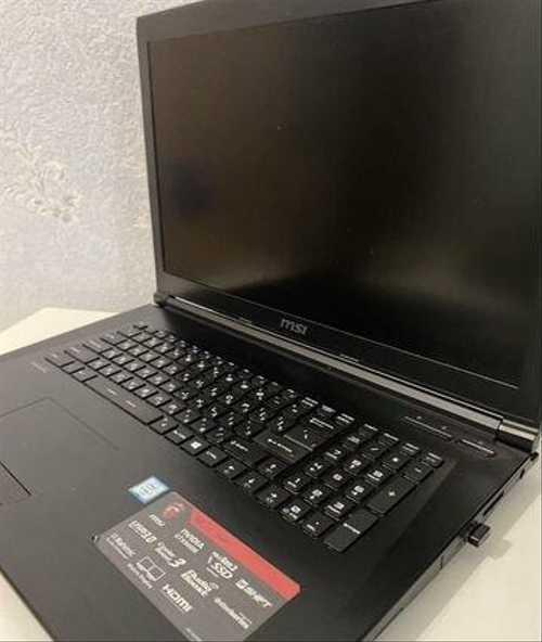 17.3" Ноутбук MSI GL72 6QF-686RU черный