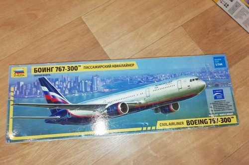 Сборная модель Боинг 767 1/144+ допы