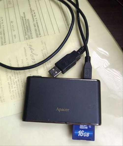 Картридер Apacer usb