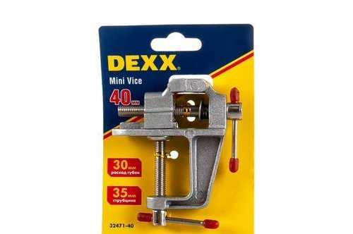 Мини-тиски настольные 40 мм Dexx