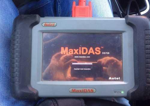 Мультимарочный автосканер Autel MaxiDas DS708