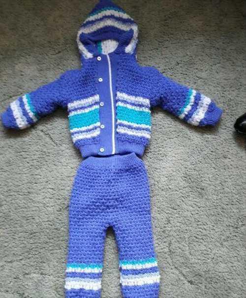 Костюмчик теплый двухсторонний