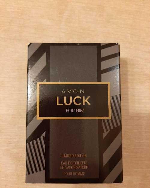 Духи,туалетная вода avon luck for him новые
