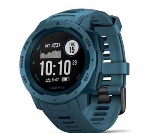 Garmin Instinct Rugged Lakeside Blue Delivery