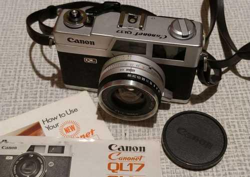 Плёночный фотоаппарат Canon Canonet QL17