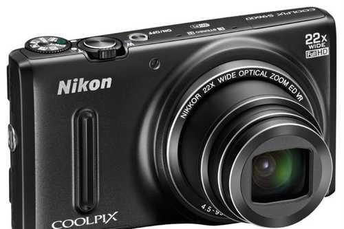 Фотоаппарат Nikon Coolpix S9600 black