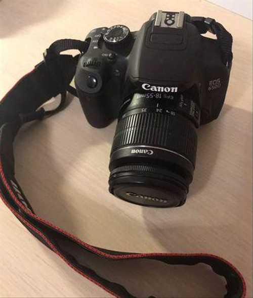 Зеркальный фотоаппарат canon eos 650d
