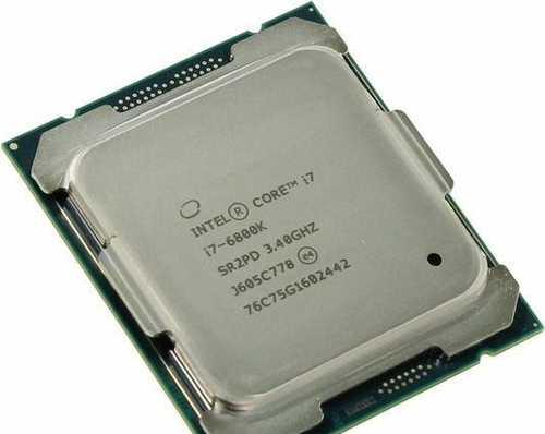 Intel Core i7- 6800K / 6 ядер / 3.40 GHz / SR2PD