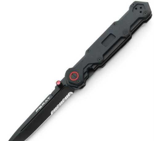 Нож складной Mr. Blade Ferat, D2 Black Serrated Bl