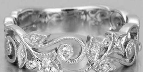 Ажурное серебряное кольцо