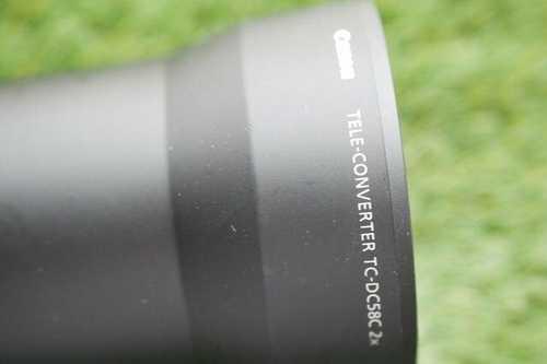 Телеконвертер двукратный canon tc-dc58C 2x 58mm