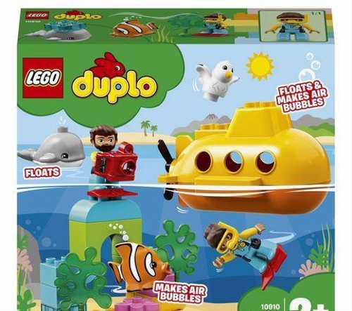 Lego duplo Town 10910 Путешествие субмарины. Новый