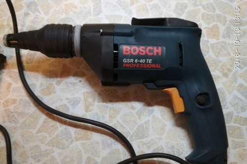 Продам шуруповёрт Bosch GSR 6-40 TE